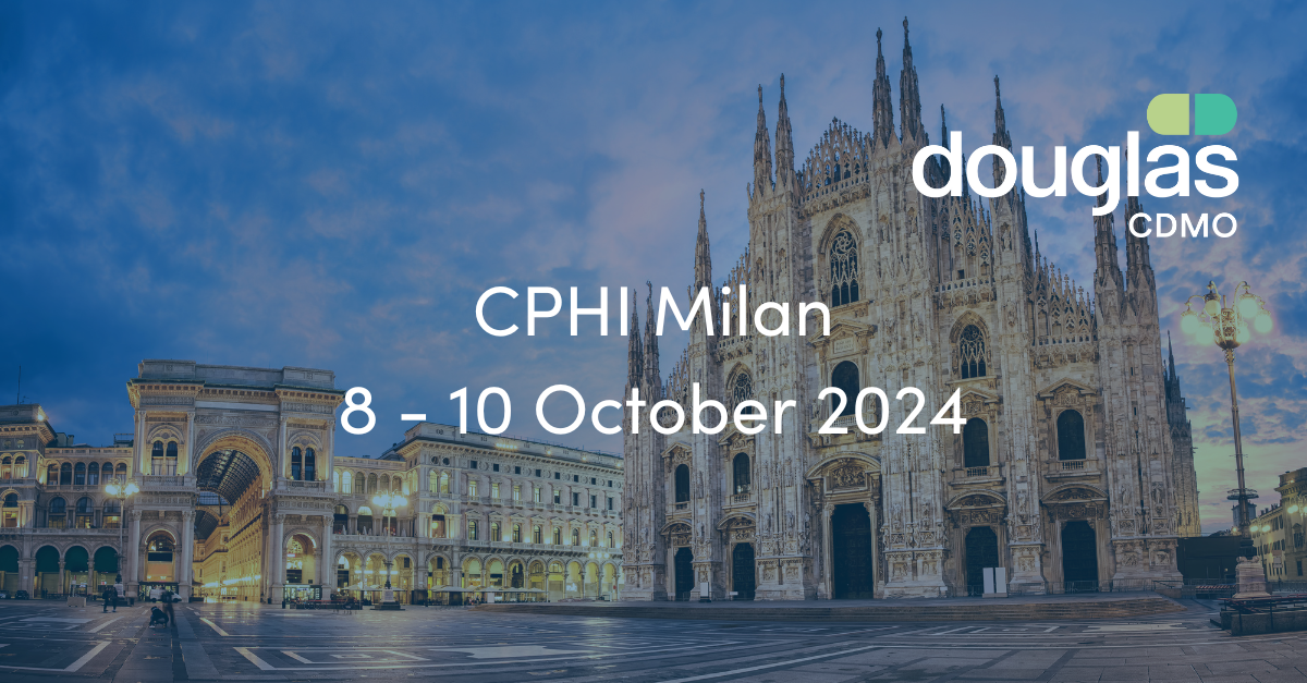 Meet us at CPHI Milan 2024 - Douglas CDMO